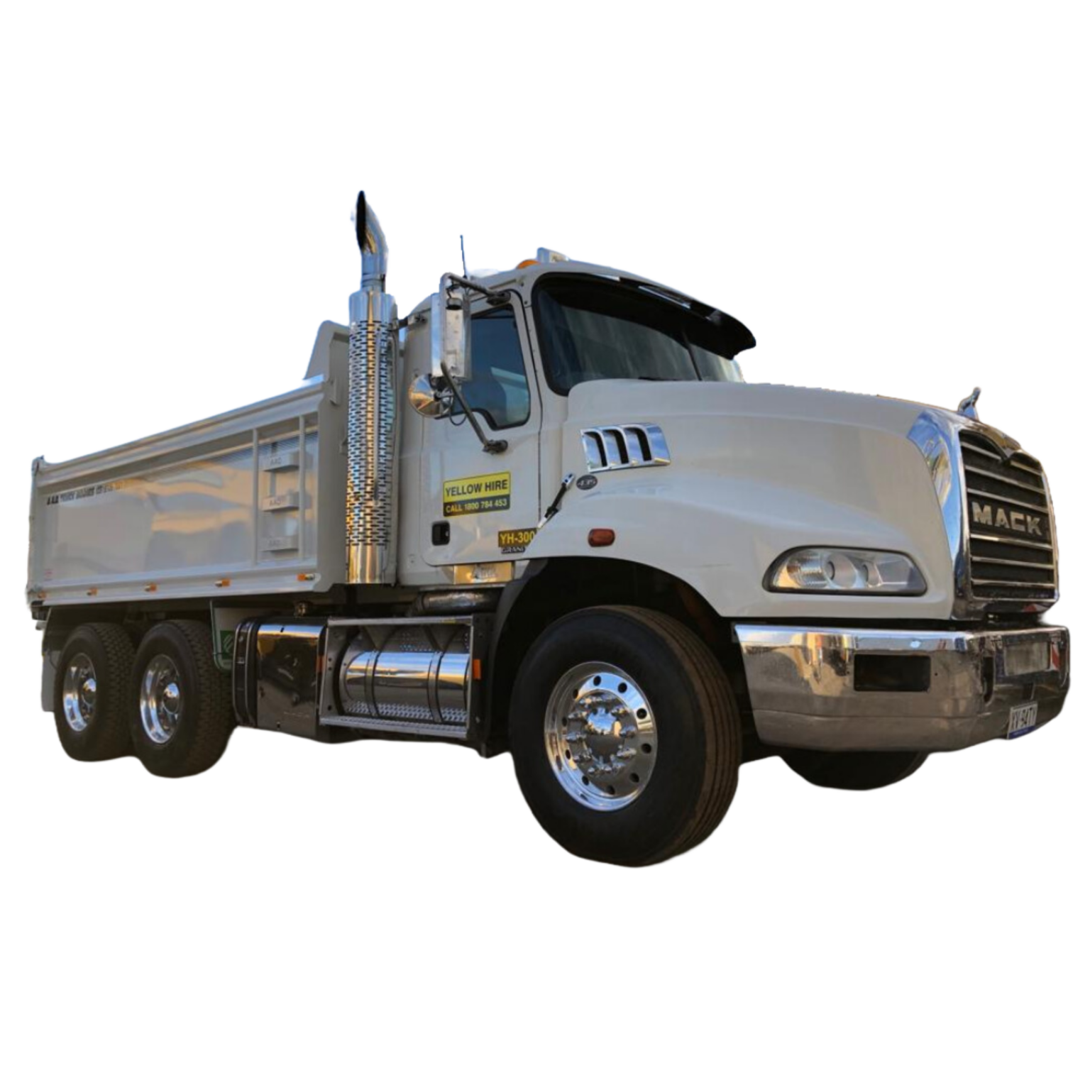 Mack Granite Tip Truck Hire Bendigo | Yellow Hire